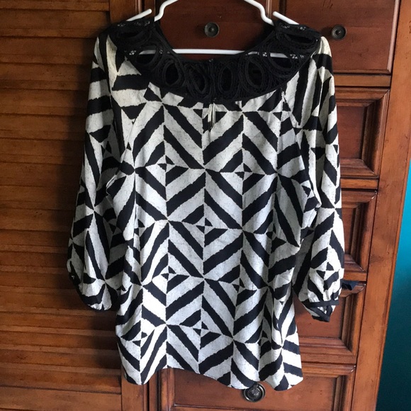 ECI | Tops | Printed Shirt | Poshmark